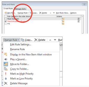 Outlook Inbox Rules