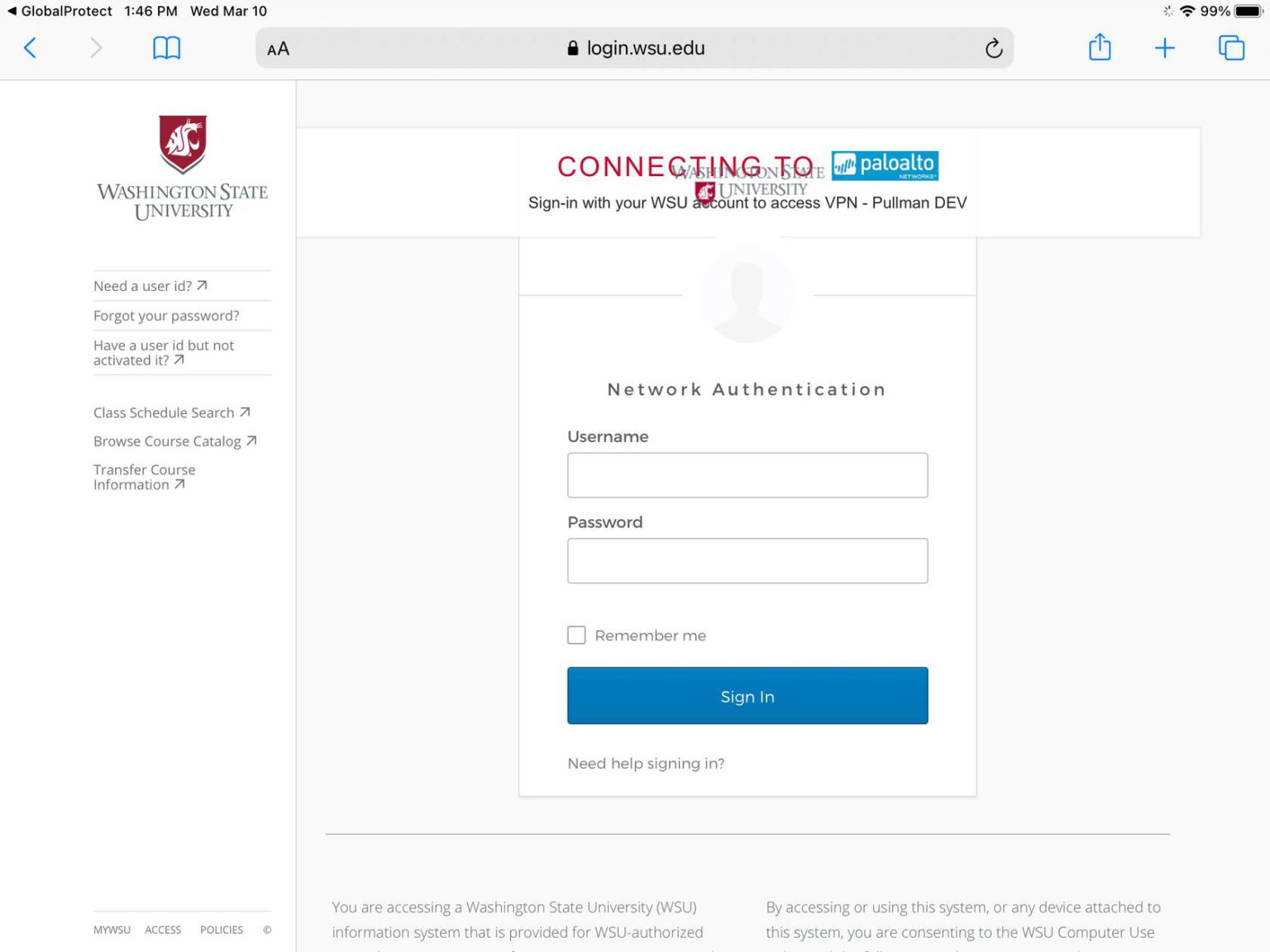Global Protect VPN Client