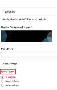 How to Update System Status