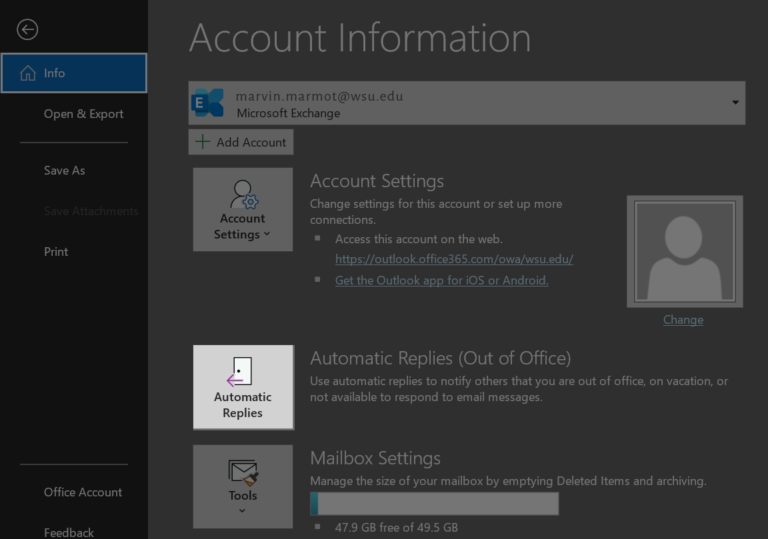 Create an Out of Office reply in 4 easy steps
