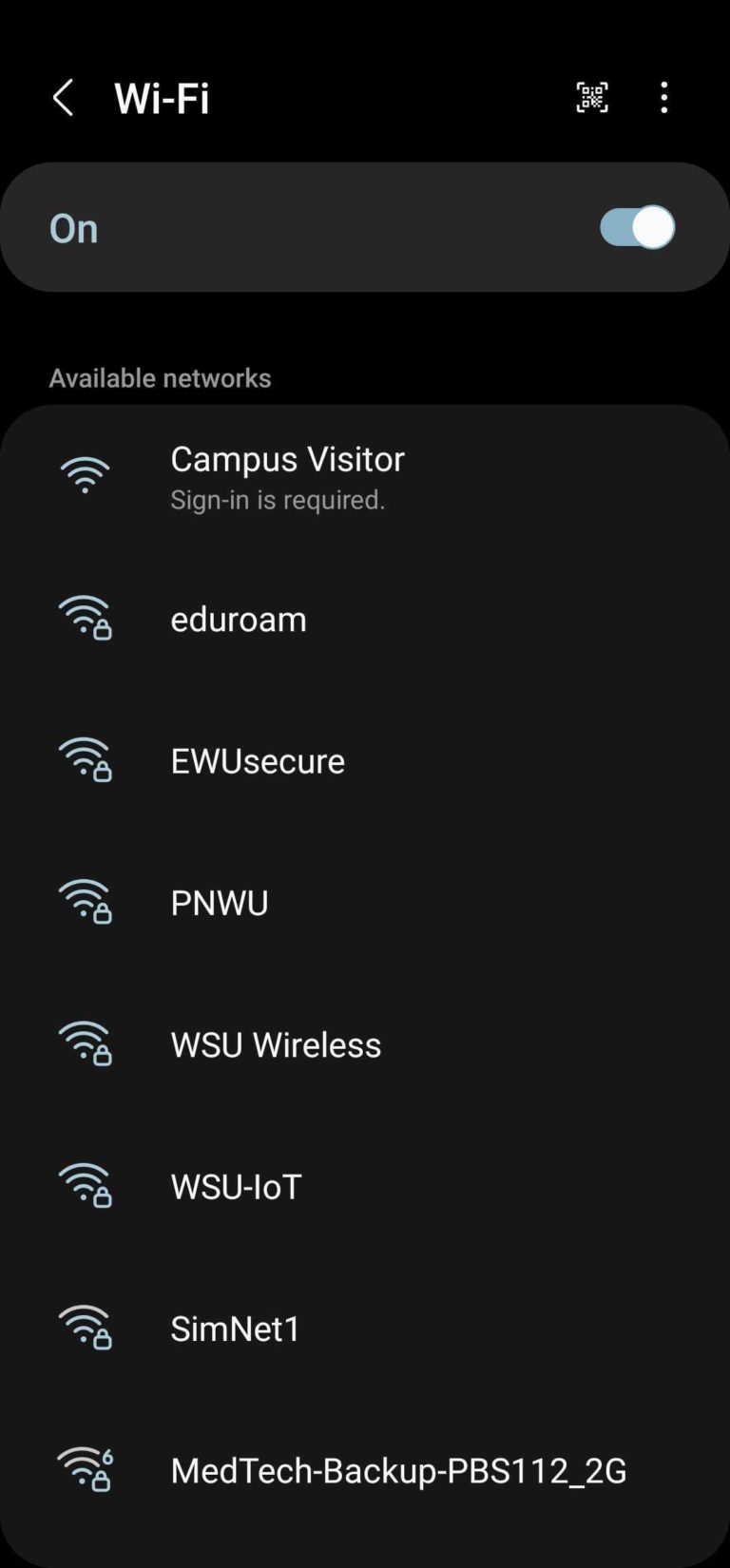 Connect to Wi-Fi
