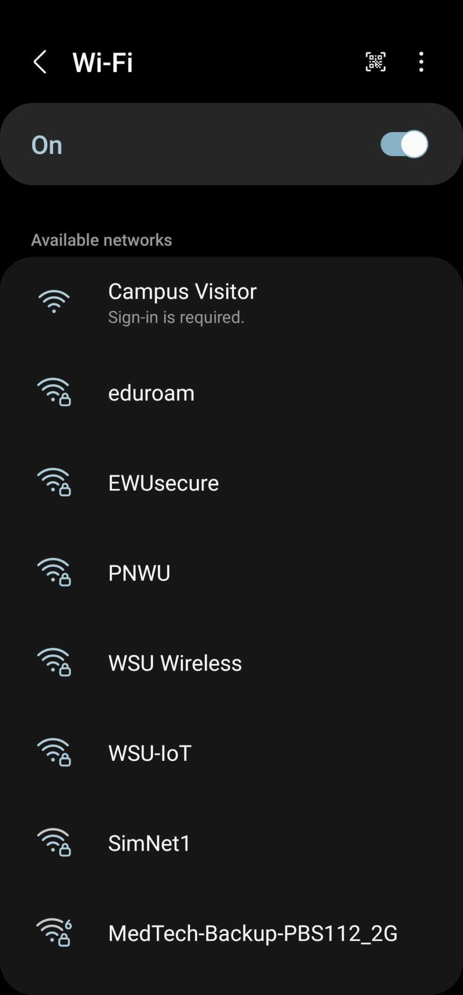 Connect to Wi-Fi