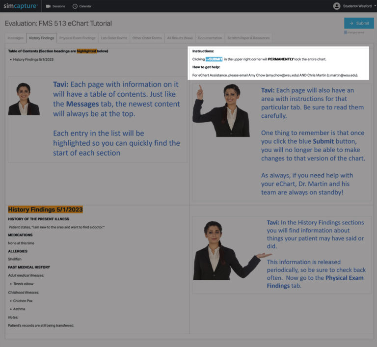 SimCapture EMR/EHR