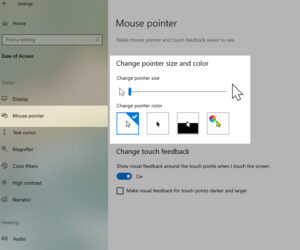 Computer Cursor/Pointer Accessibility